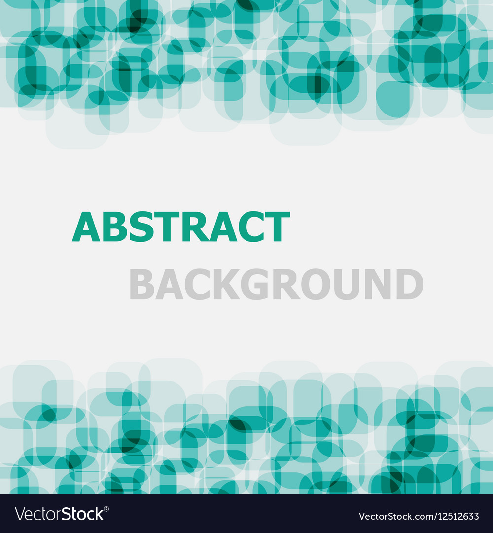 Abstract green rounded rectangle overlapping Vector Image