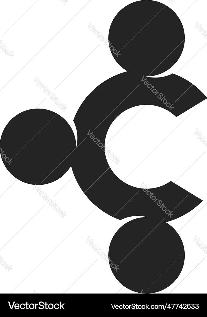 Community logo template icon brand identity Vector Image