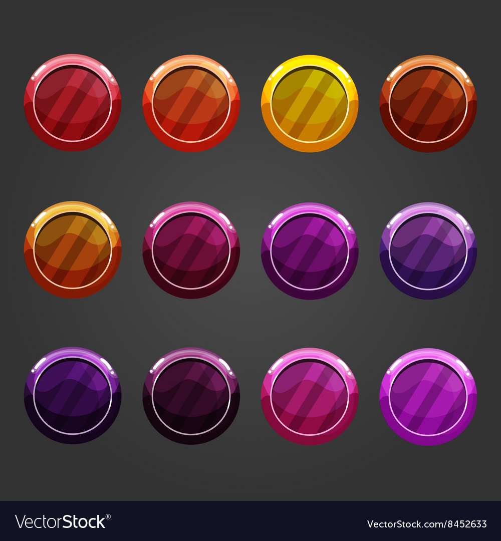 Set shiny bubbles Royalty Free Vector Image - VectorStock