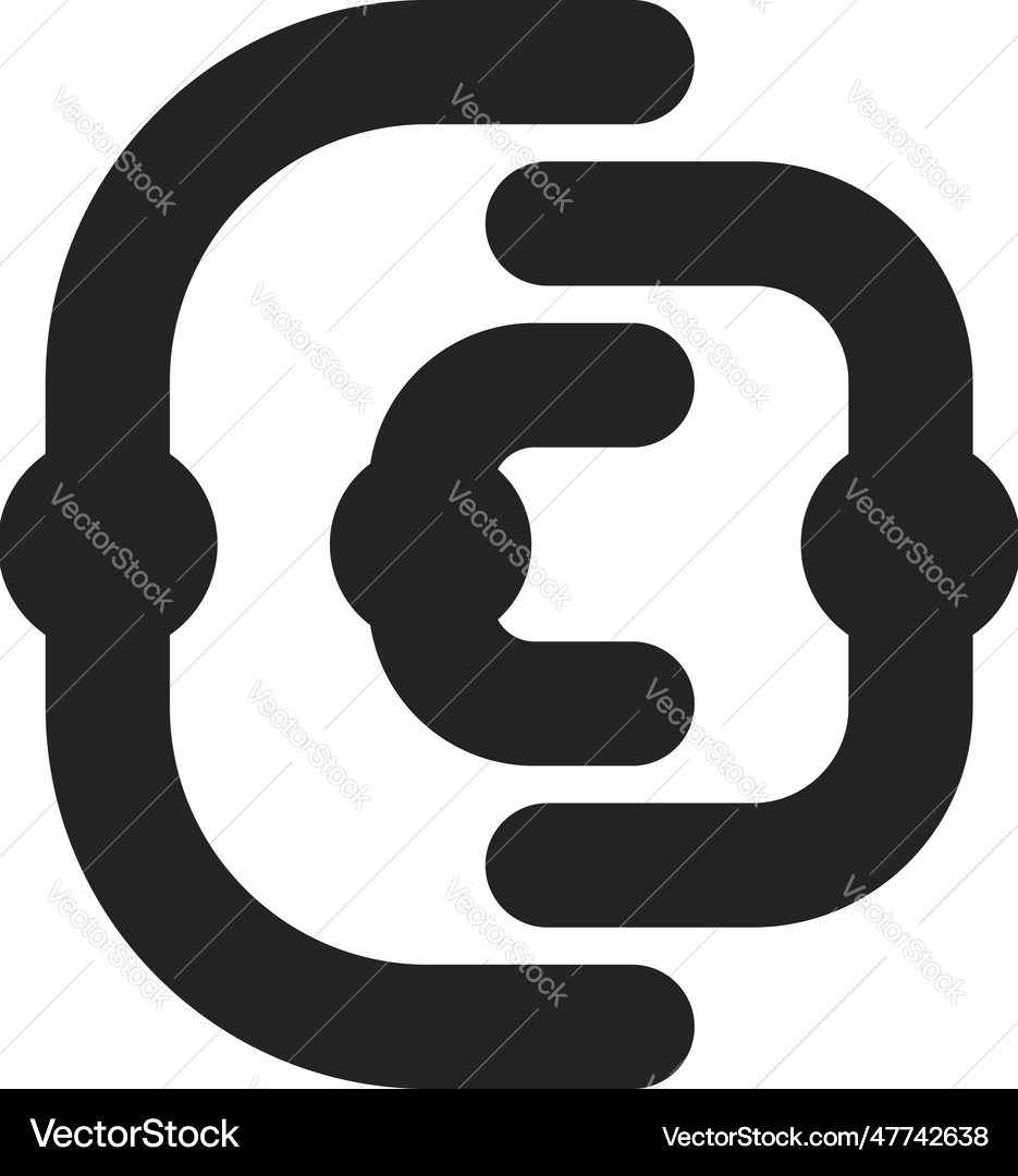 Community logo template icon brand identity Vector Image