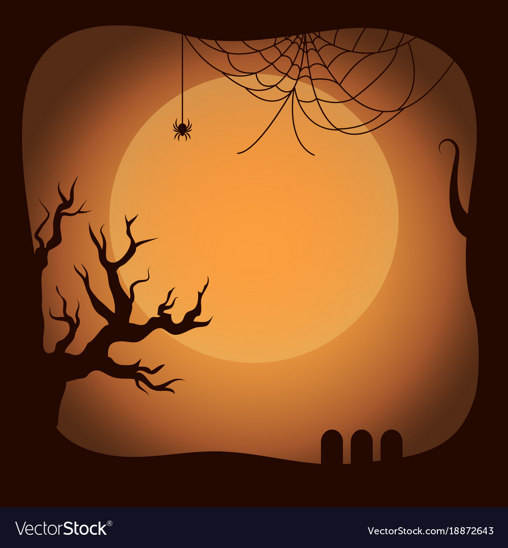 Postcard on halloween template Royalty Free Vector Image Postcard on halloween template Royalty Free Vector Image