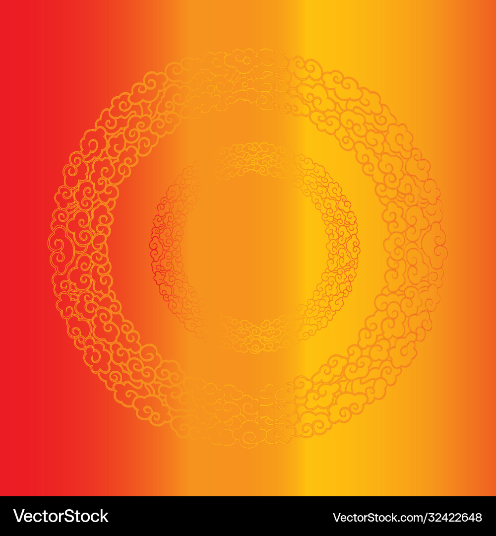 Chinese new year greeting card background Vector Image