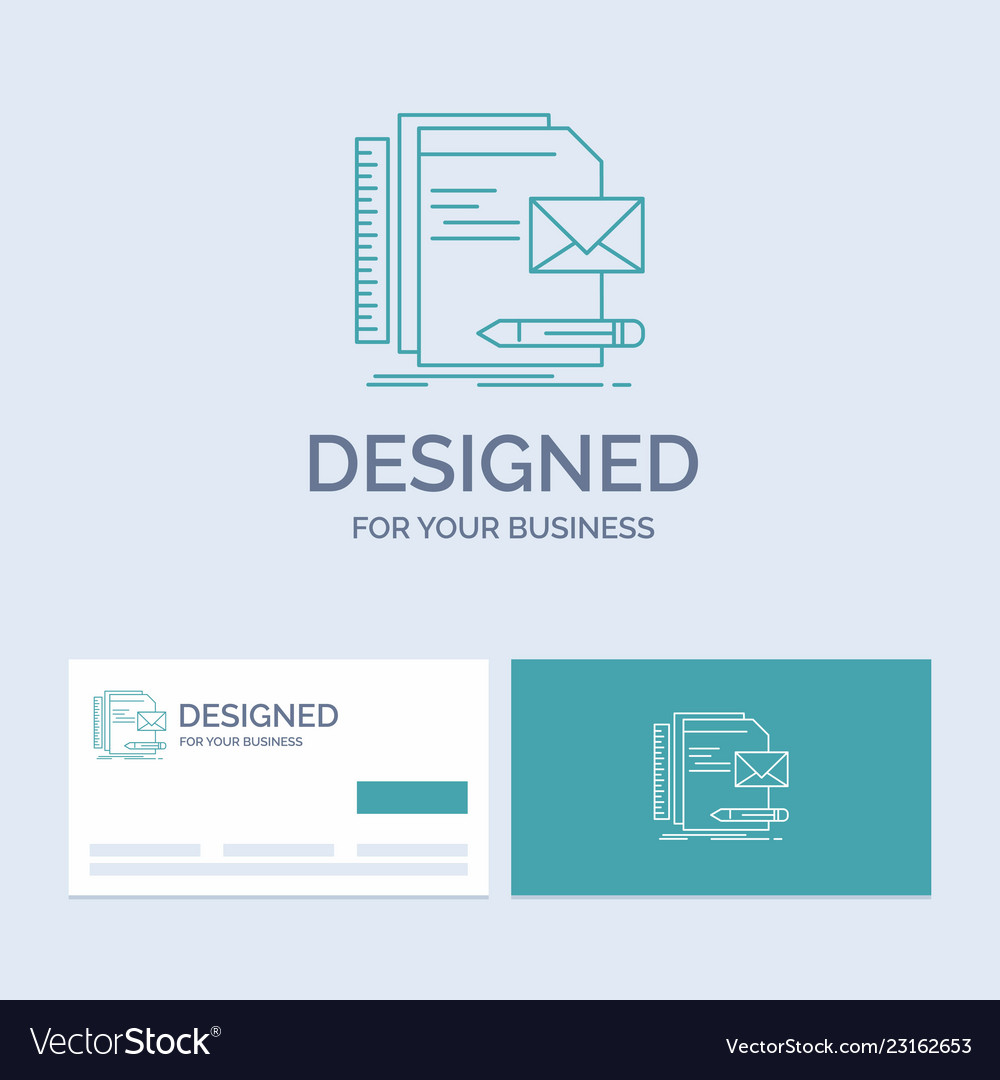Brand company identity letter presentation Vector Image Brand company identity letter presentation Vector Image