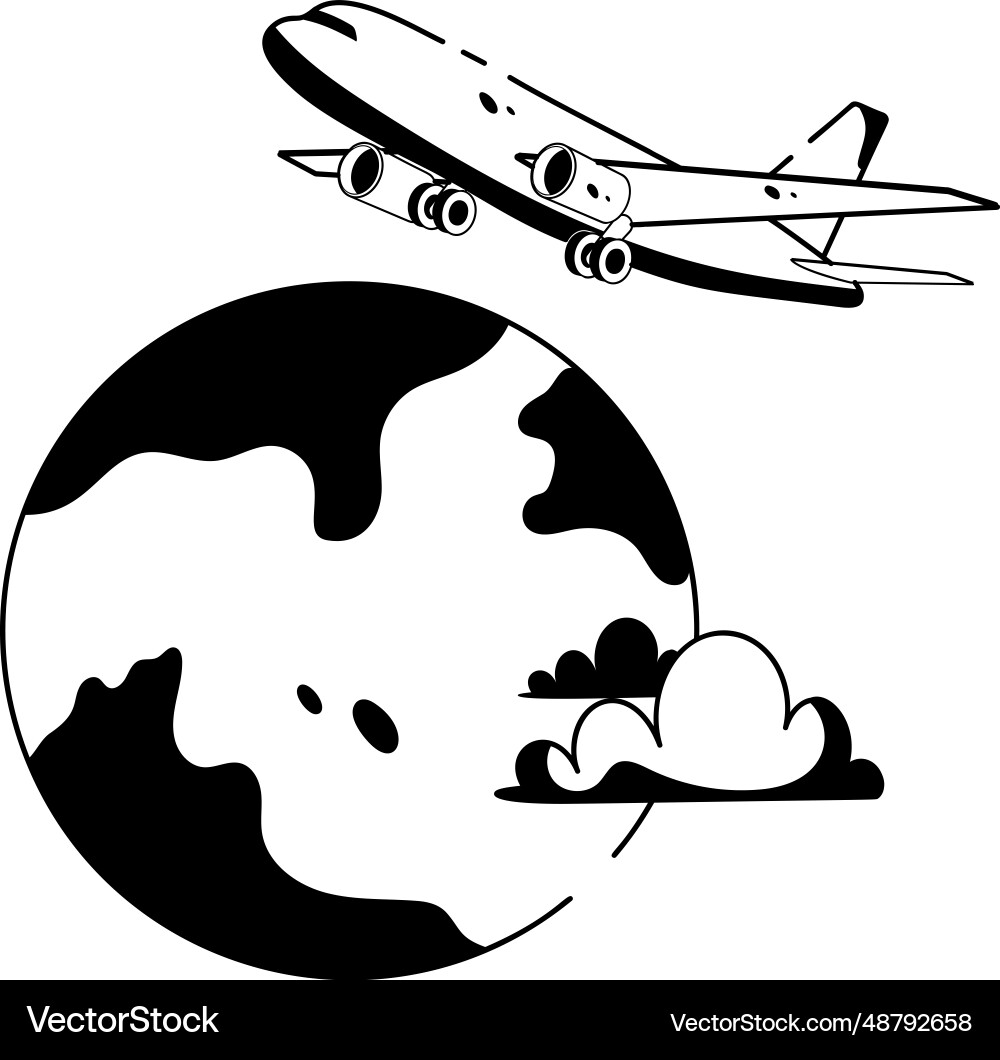 International travel Royalty Free Vector Image