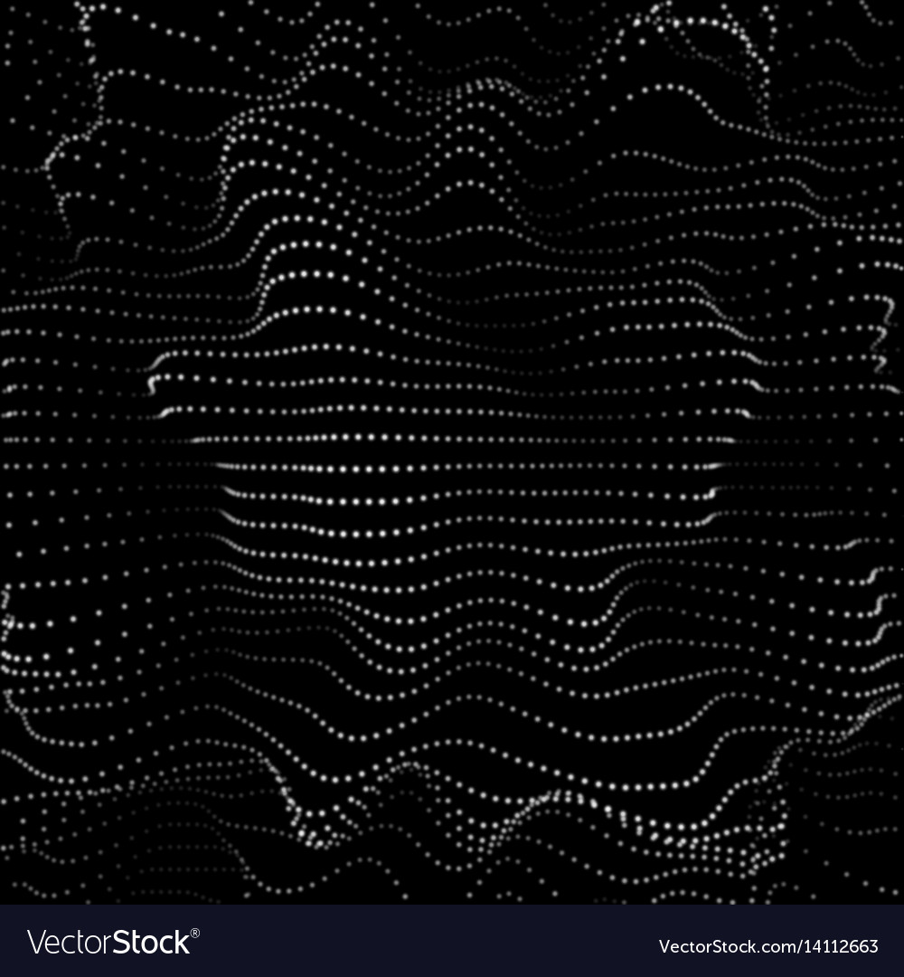 Abstract space particles shape Royalty Free Vector Image
