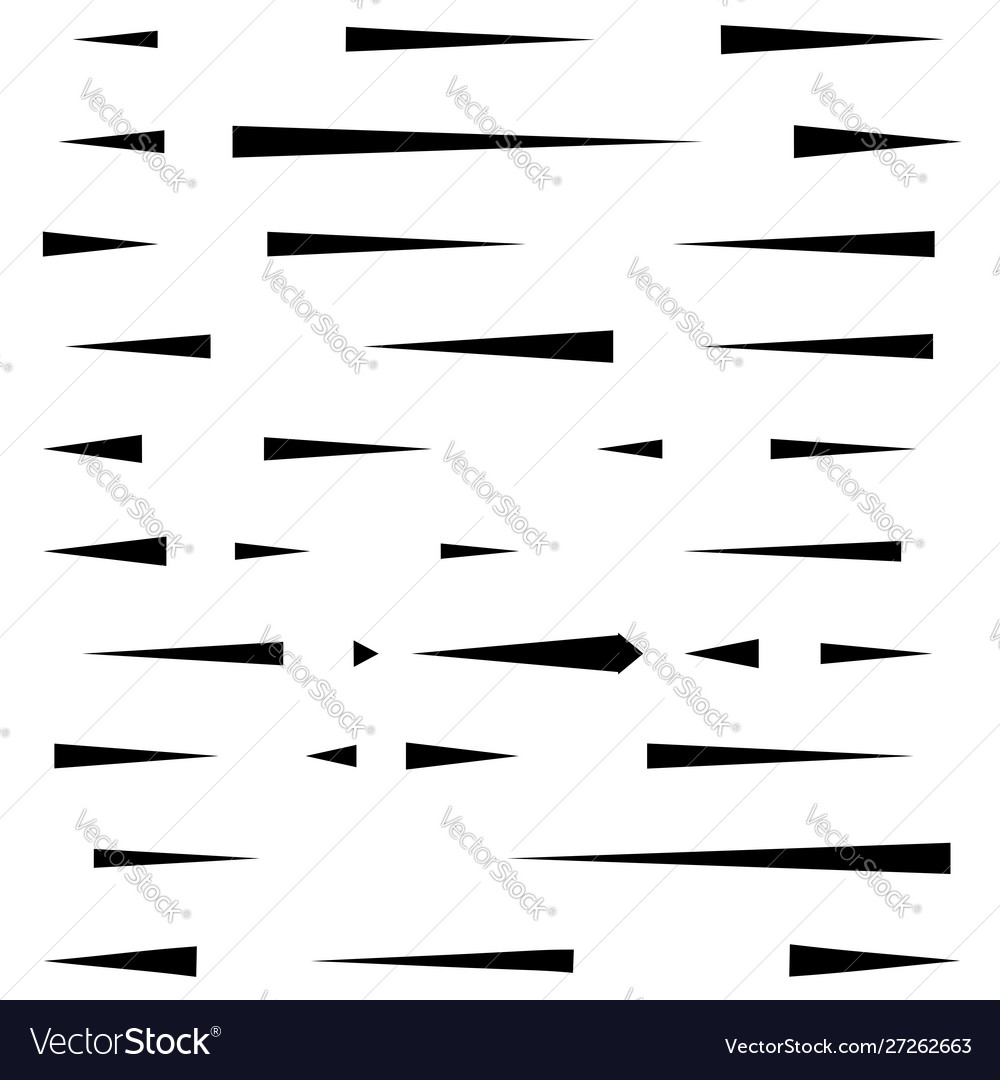 Dashed irregular lines segment horizontal stripes Vector Image