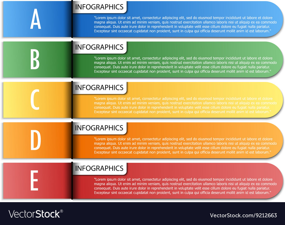 Infographic Workflow Layout Royalty Free Vector Image