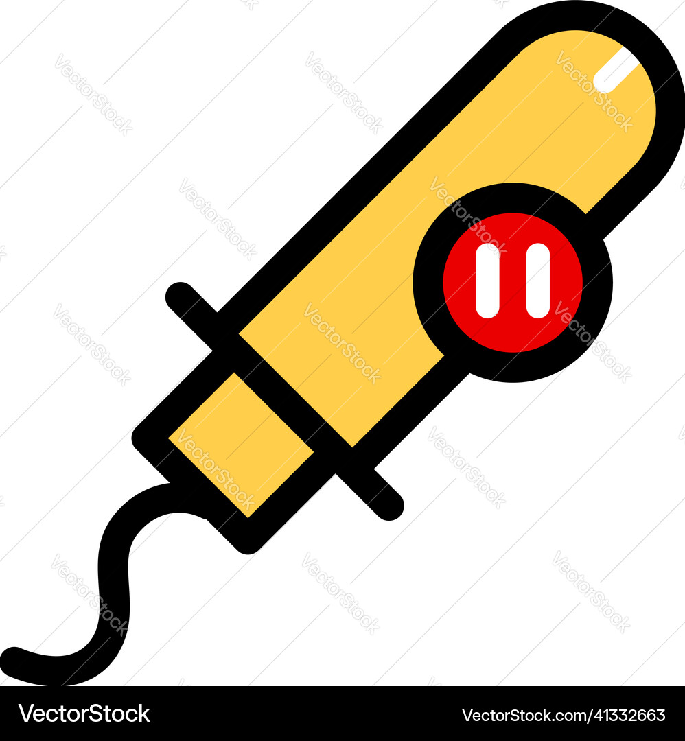 Menstruation and sanitary tampon Royalty Free Vector Image