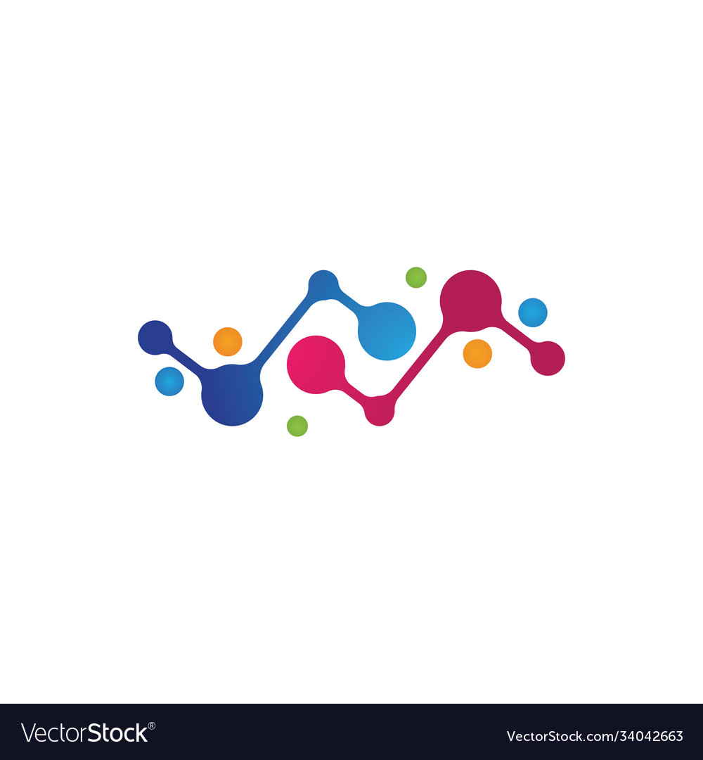 Molecule design Royalty Free Vector Image - VectorStock