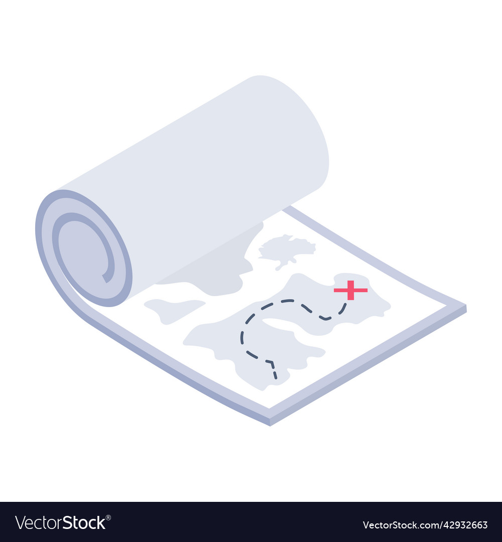 Treasure map Royalty Free Vector Image - VectorStock