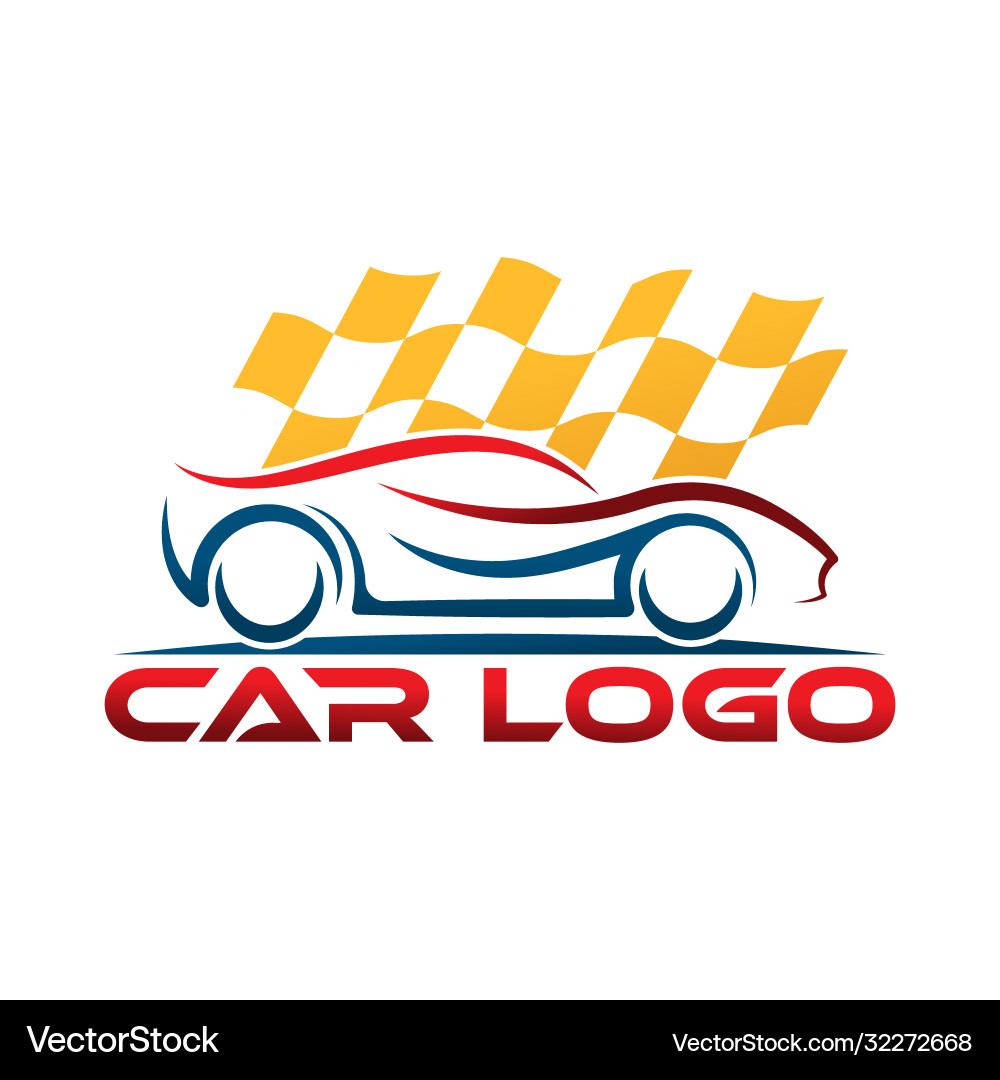 Auto car logo icon template modern sport Vector Image