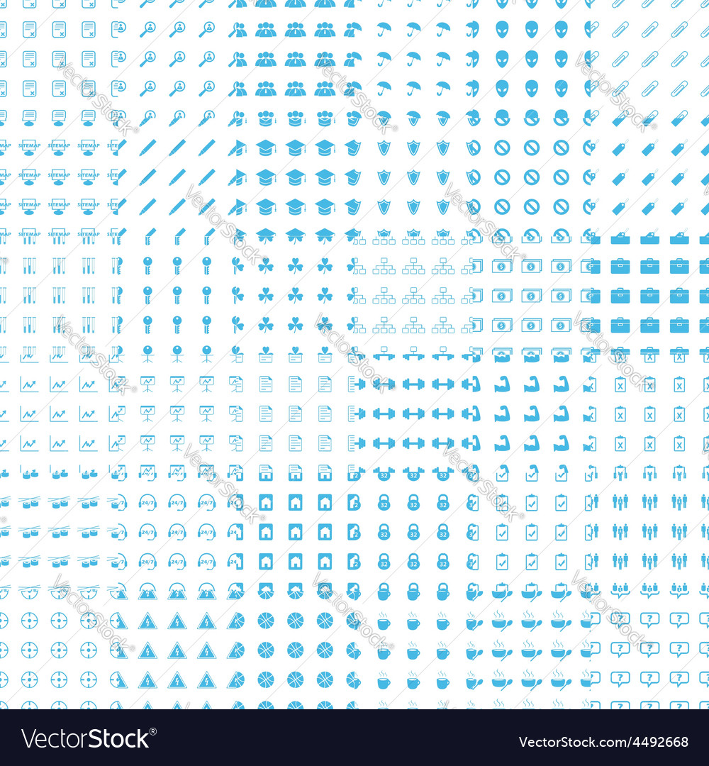 Big seamless pattern set Royalty Free Vector Image