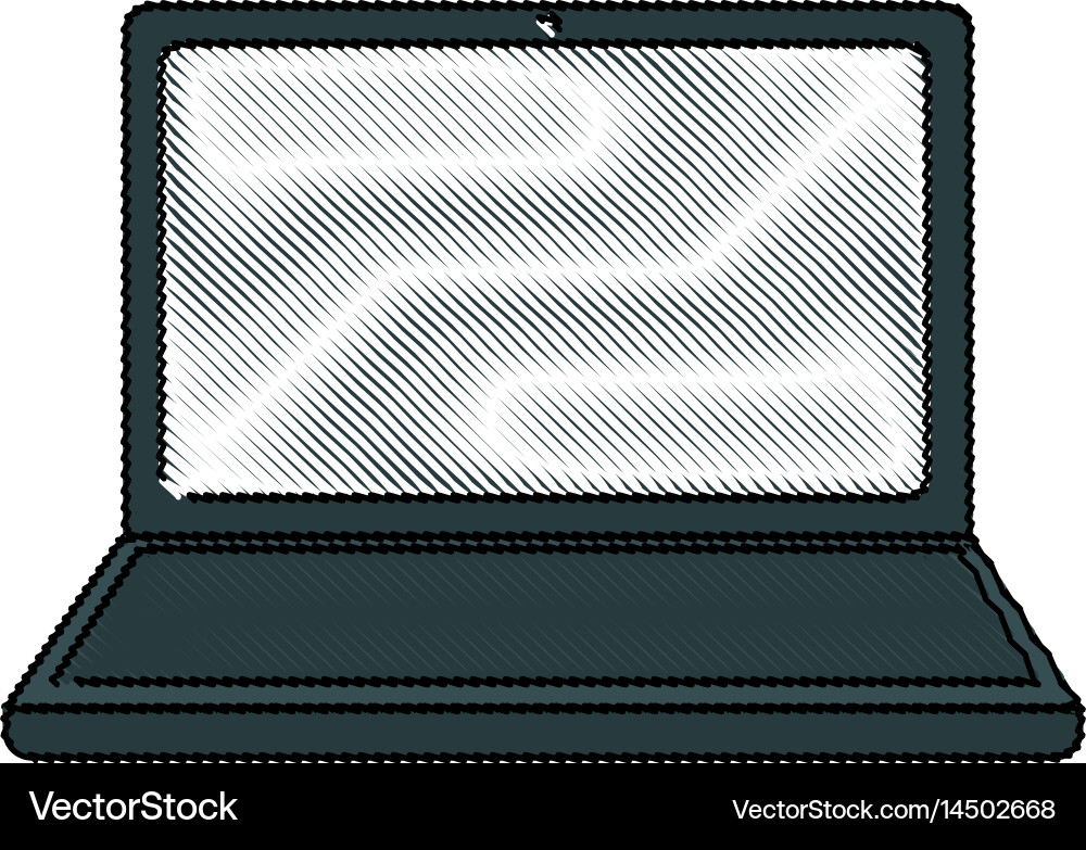 Color blurred stripe of laptop computer tech Vector Image