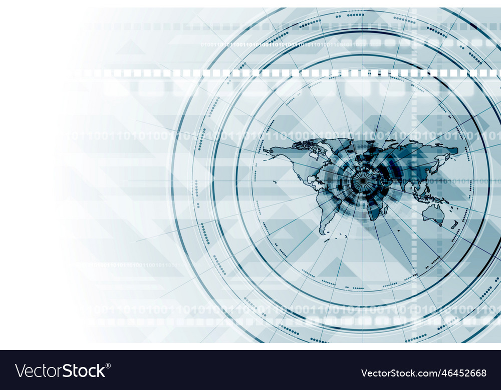 Hi-tech background Royalty Free Vector Image - VectorStock