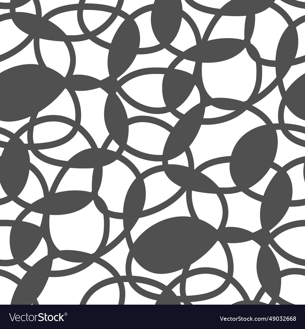 Seamless pattern with a simple abstract drawing Vector Image