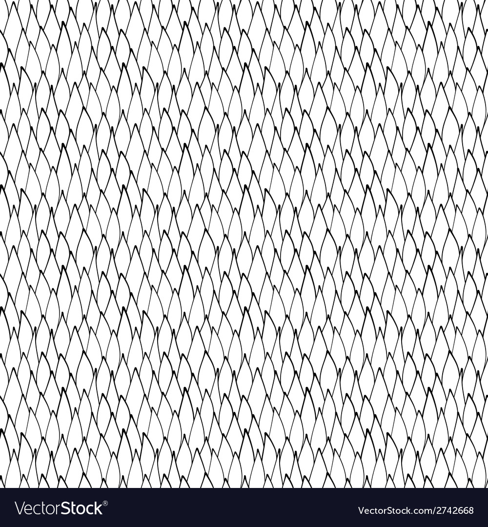 Seamless pattern with scale tiling texture Vector Image