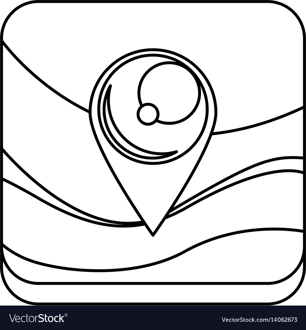 Gps map pointer Royalty Free Vector Image - VectorStock