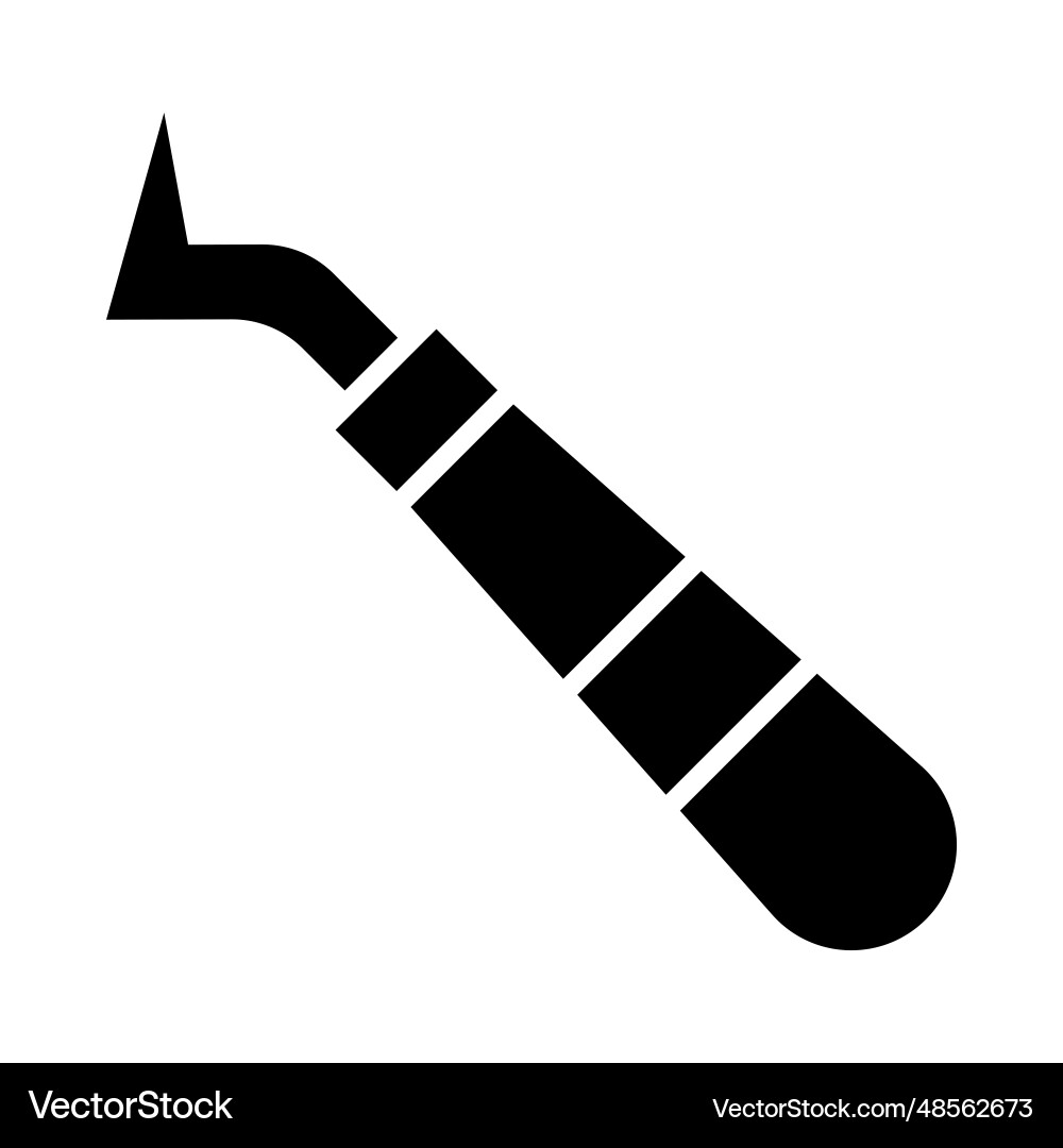 Probe glyph icon for personal and commercial use Vector Image