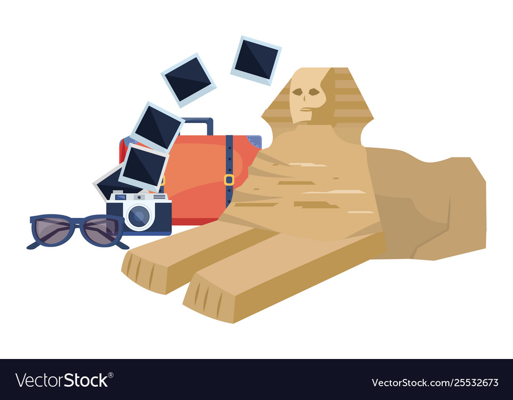 Sphinx giza Royalty Free Vector Image - VectorStock