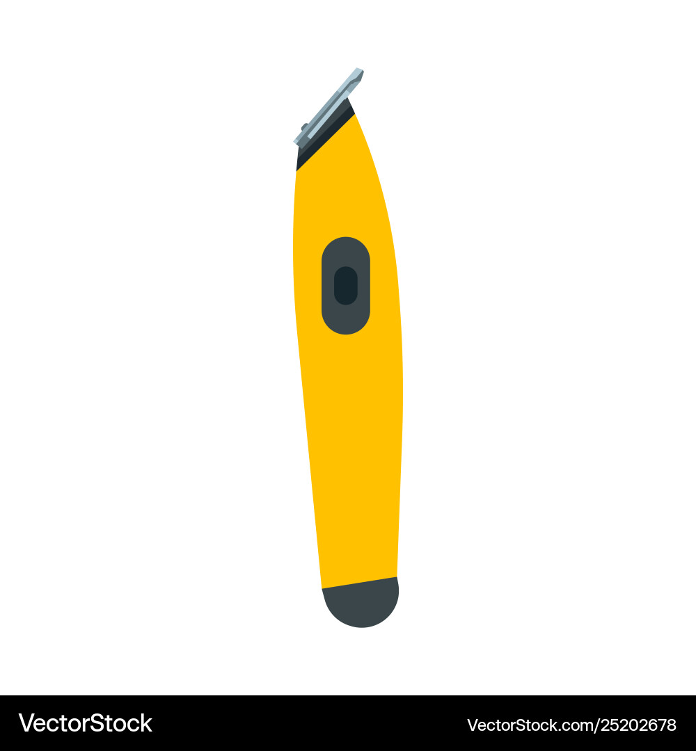 Barber trimmer care face hairstyle work blade Vector Image