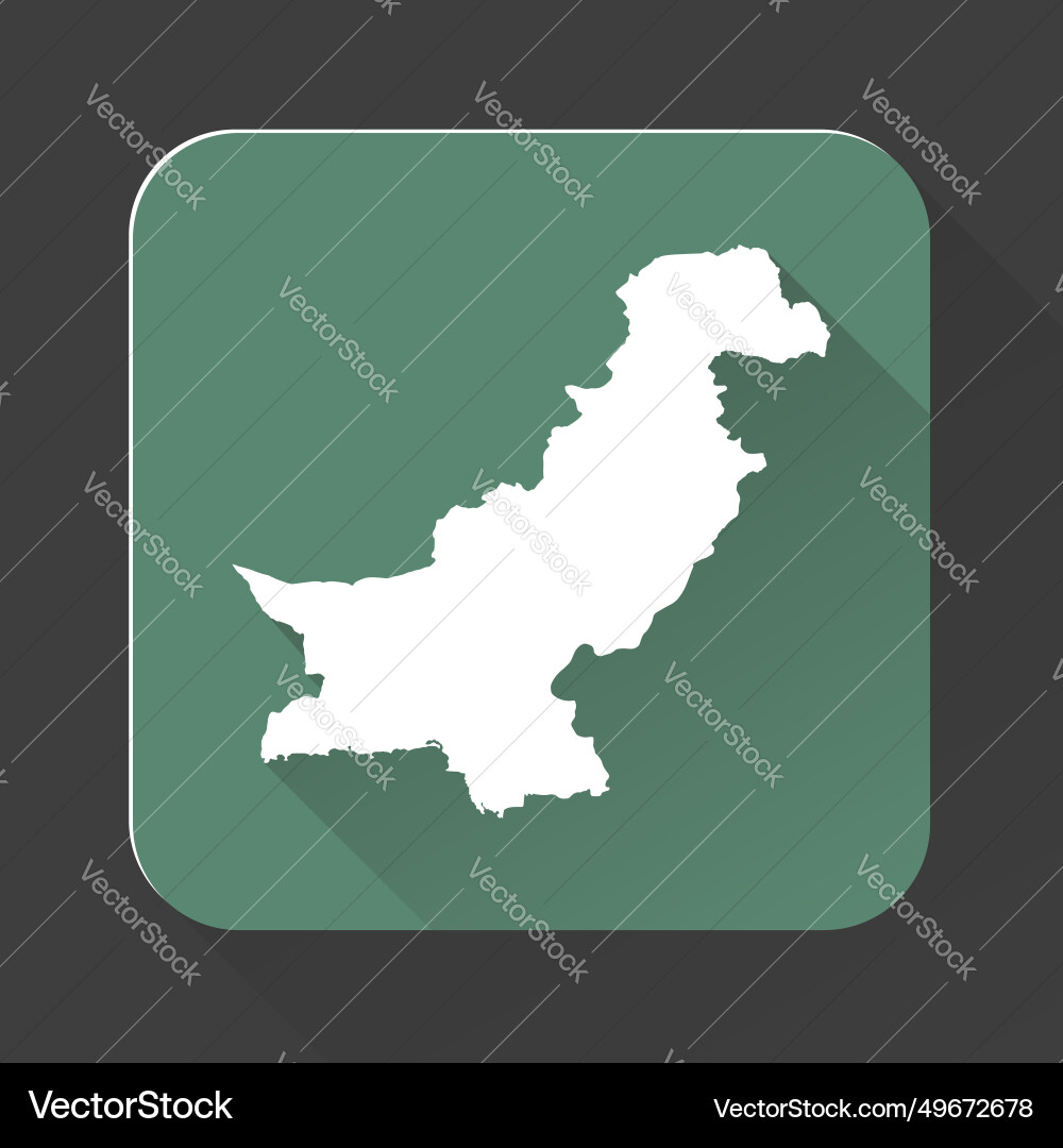 Highly detailed pakistan map with borders Vector Image