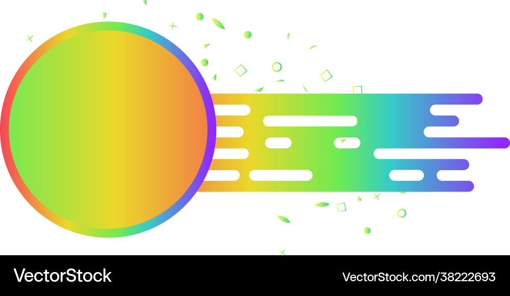 Bright gradient sale tag icon for discount Vector Image