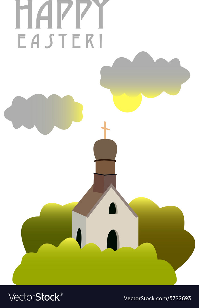 Devoted to the easter Royalty Free Vector Image