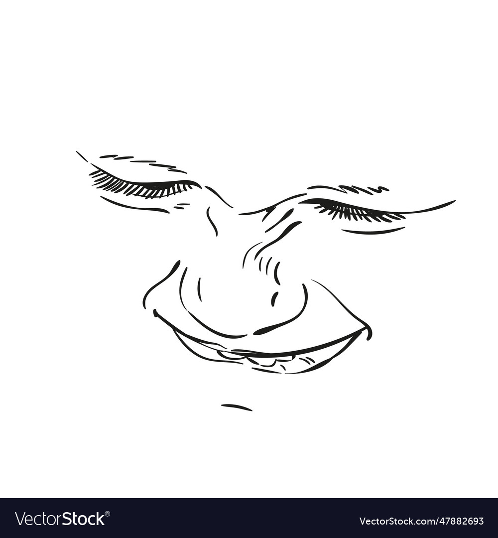 Face Royalty Free Vector Image - VectorStock