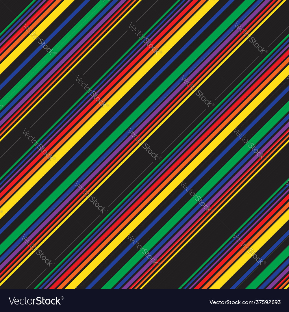 Rainbow stripe seamless pattern background Vector Image