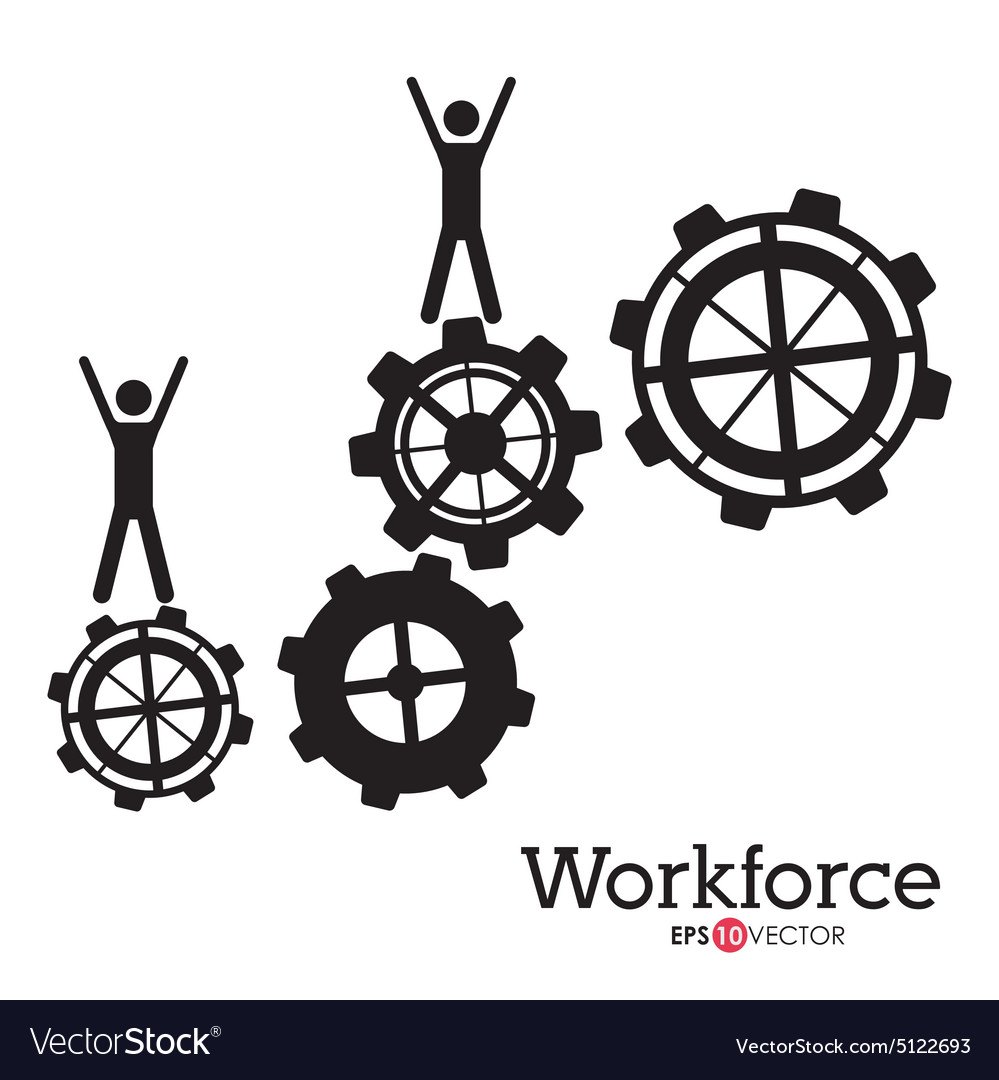 Workforce design Royalty Free Vector Image - VectorStock