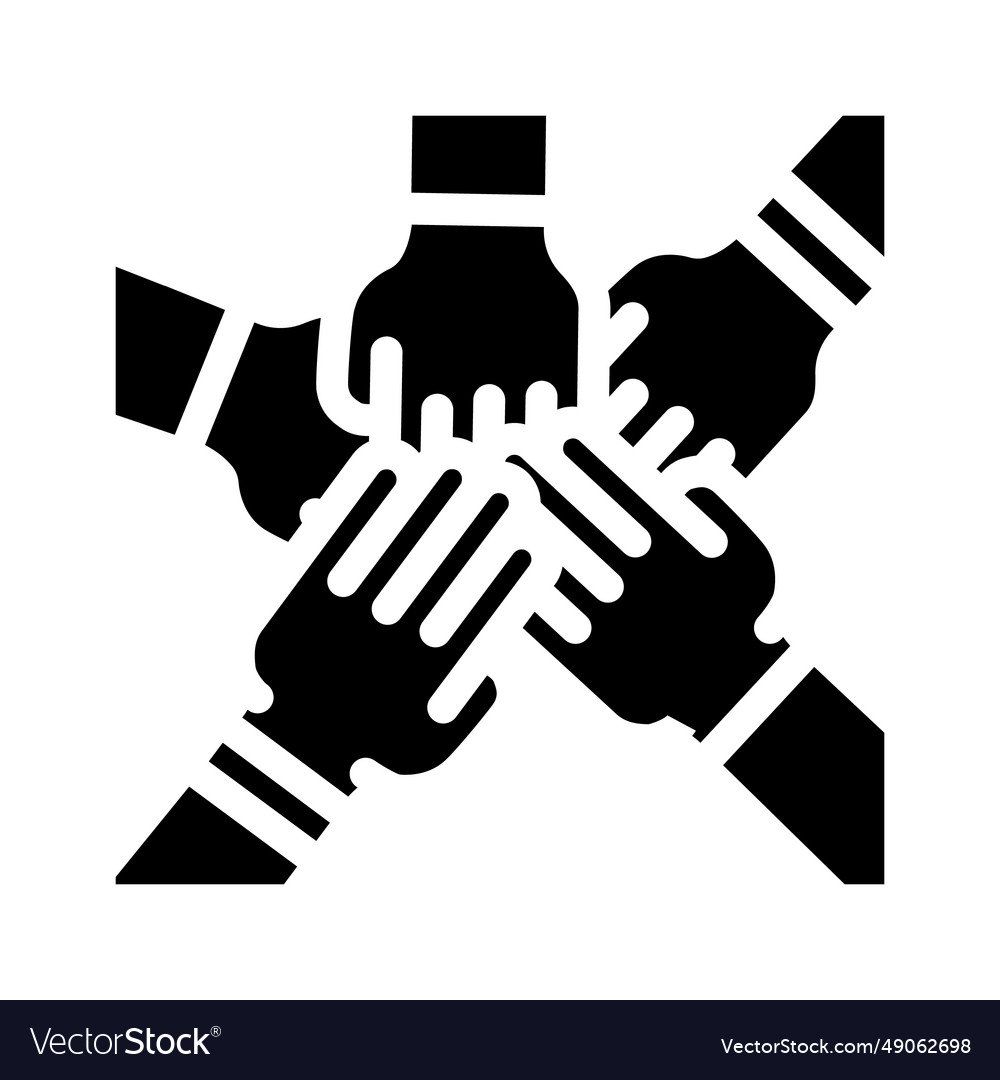 Diversity inclusion feminism woman glyph icon Vector Image Diversity inclusion feminism woman glyph icon Vector Image