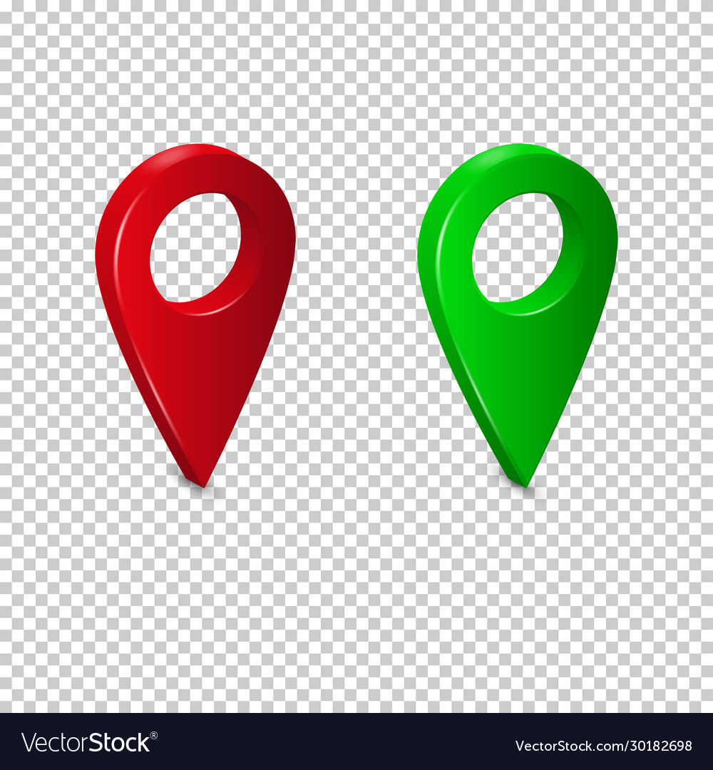 Set bright map pointers Royalty Free Vector Image