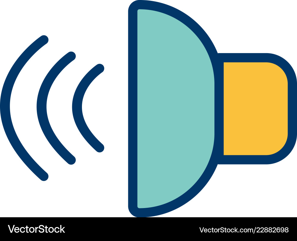 Sound icon Royalty Free Vector Image - VectorStock