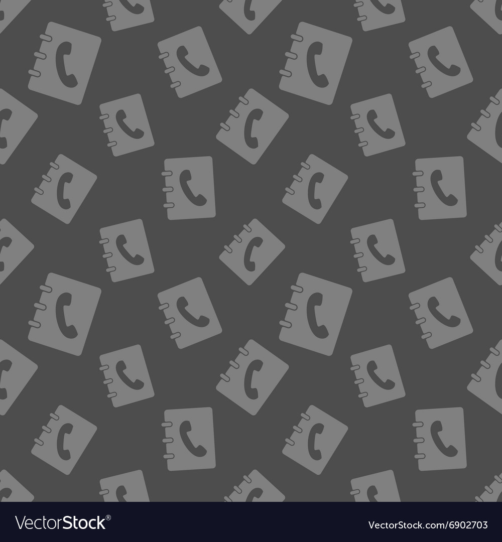 Address book pattern Royalty Free Vector Image