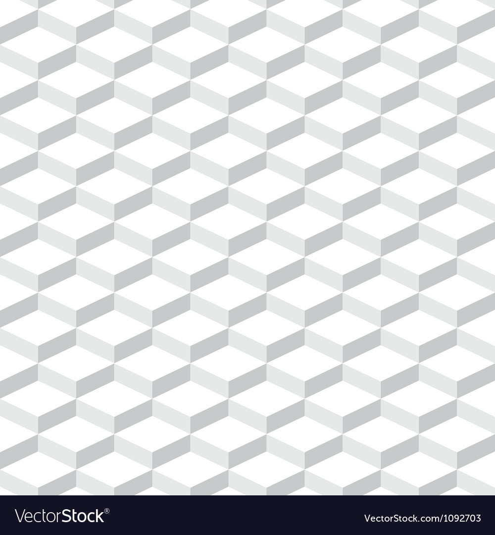 Cubes seamless pattern background Royalty Free Vector Image