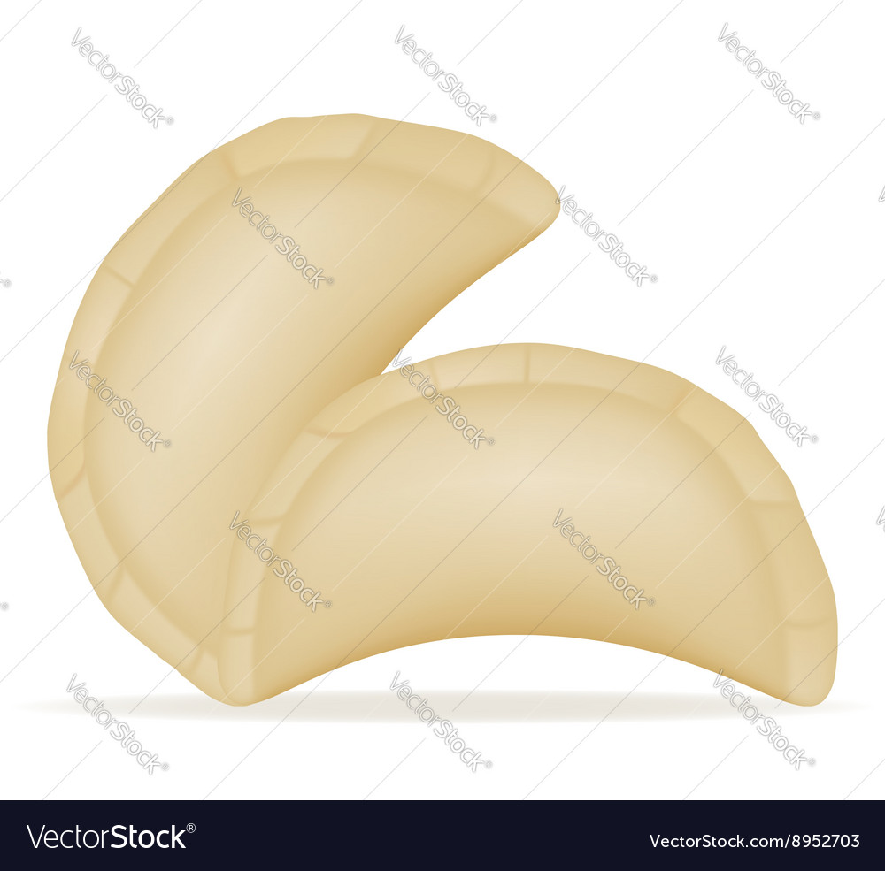 Dumpling 01 Royalty Free Vector Image - VectorStock