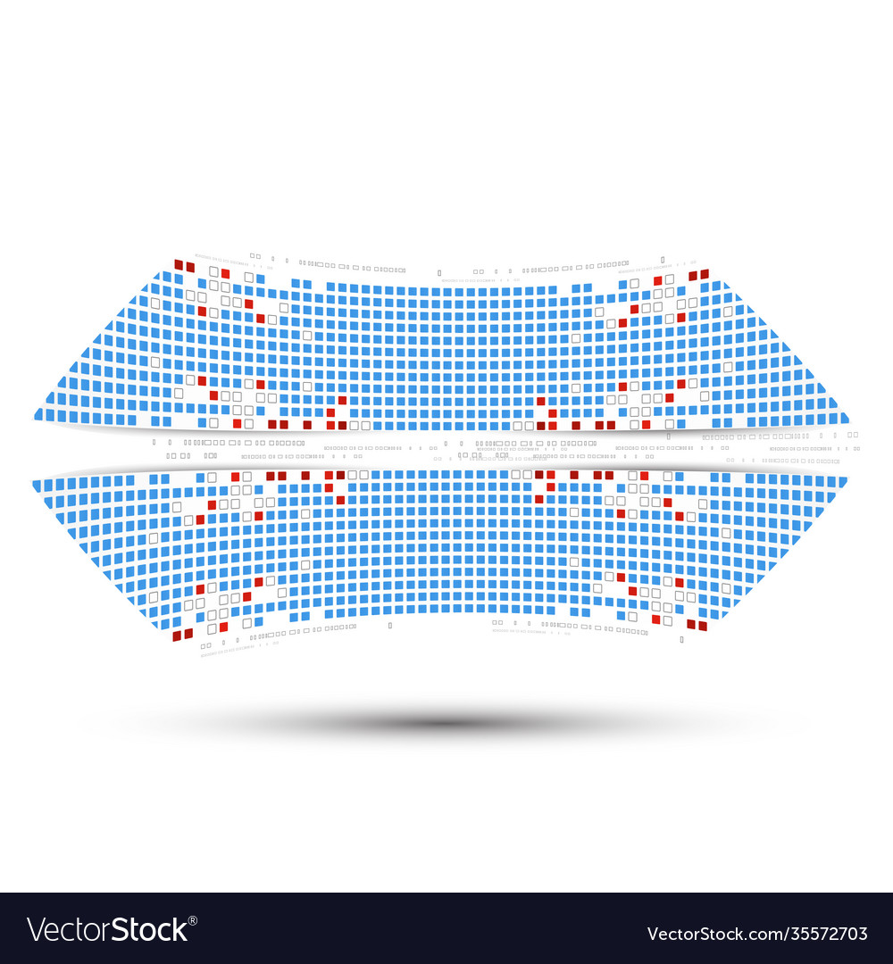 Pixel theme background Royalty Free Vector Image