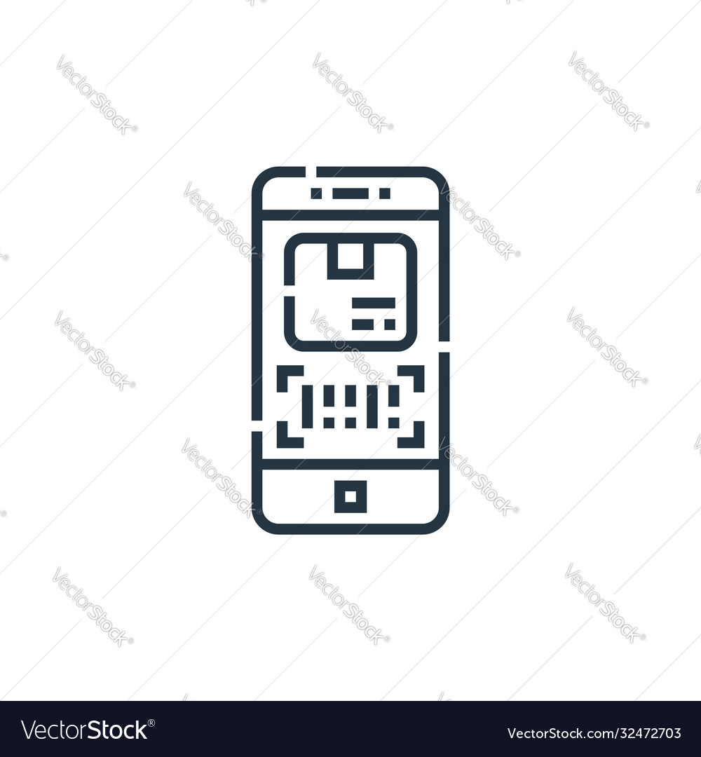 Tracking app icon isolated on white background Vector Image