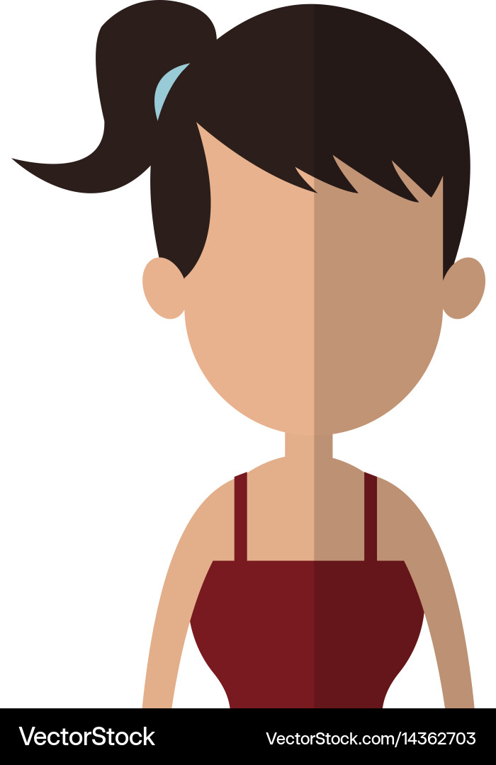 Woman cartoon icon Royalty Free Vector Image - VectorStock