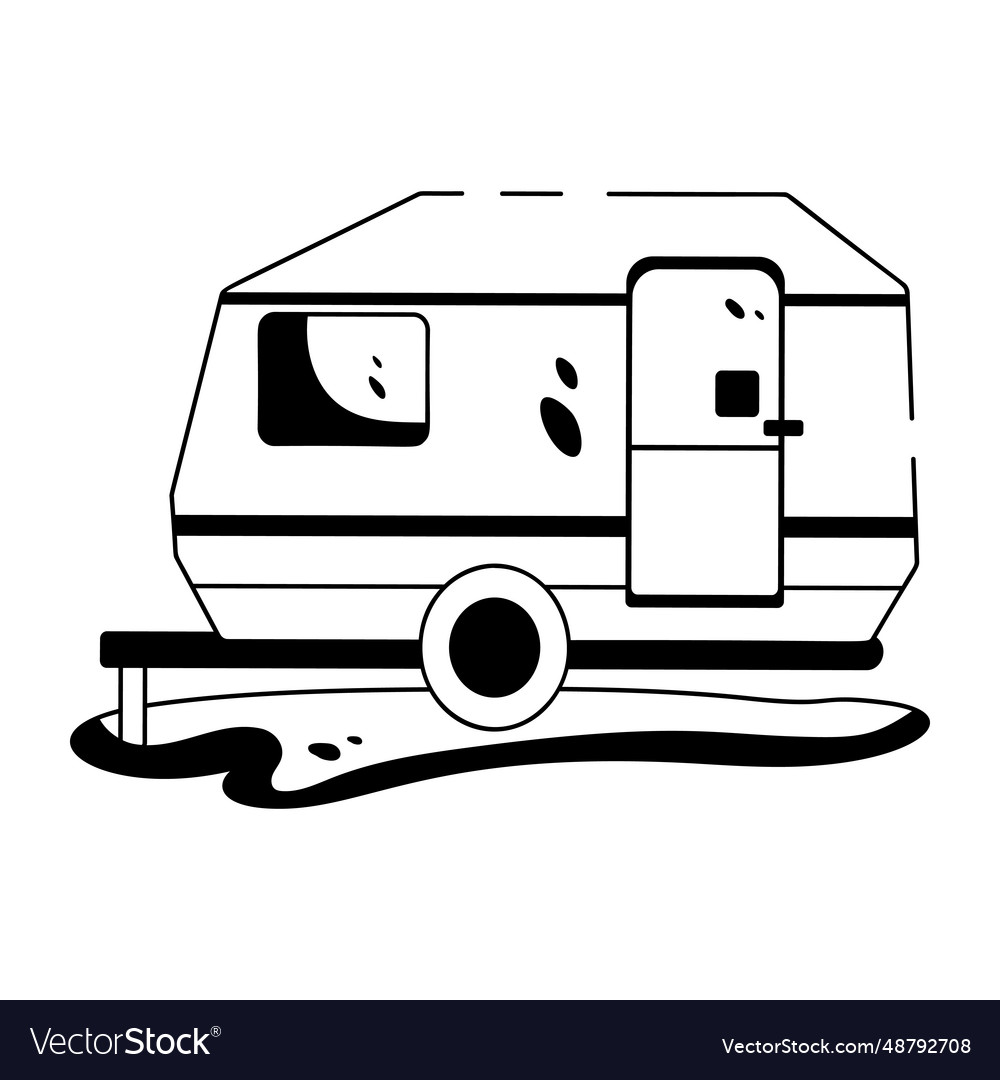 Caravan Royalty Free Vector Image - VectorStock