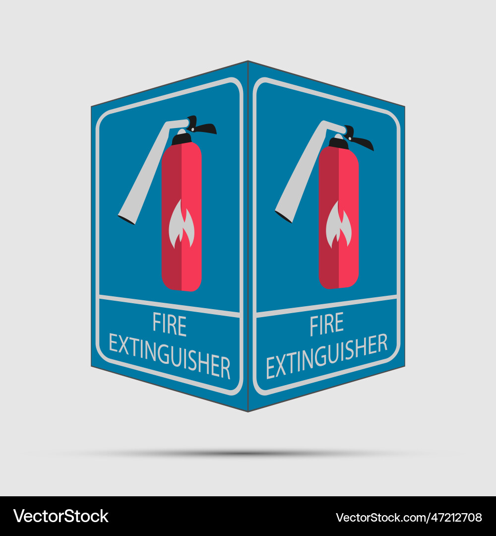 Fire extinguisher icon Royalty Free Vector Image