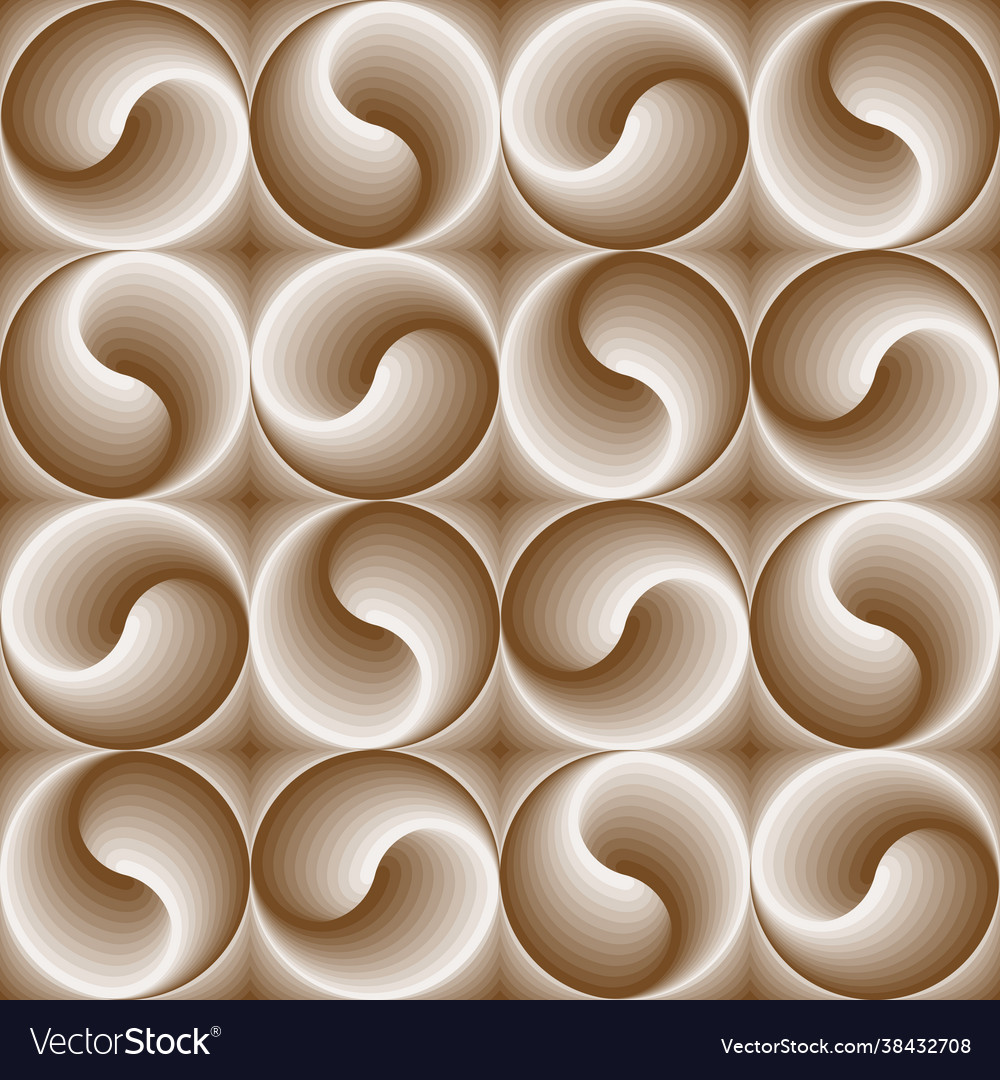 Geometric circles pattern Royalty Free Vector Image