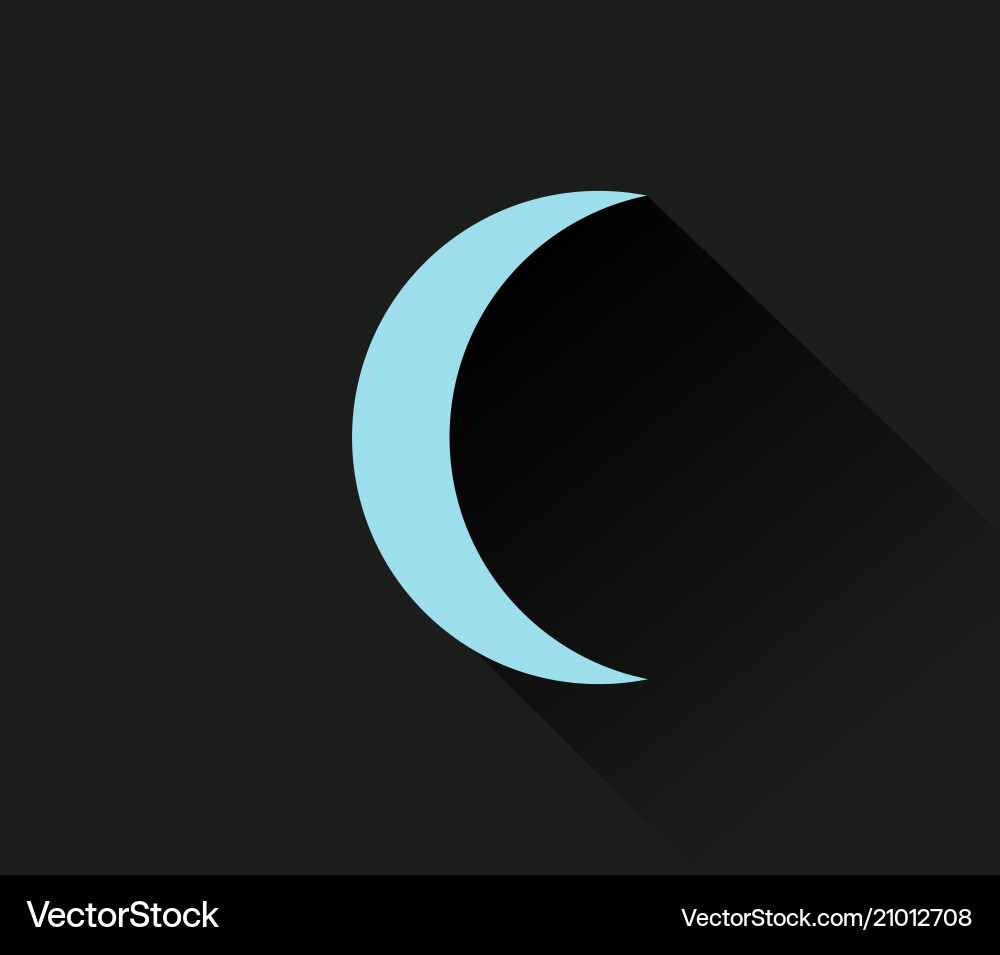 Moon icon Royalty Free Vector Image - VectorStock