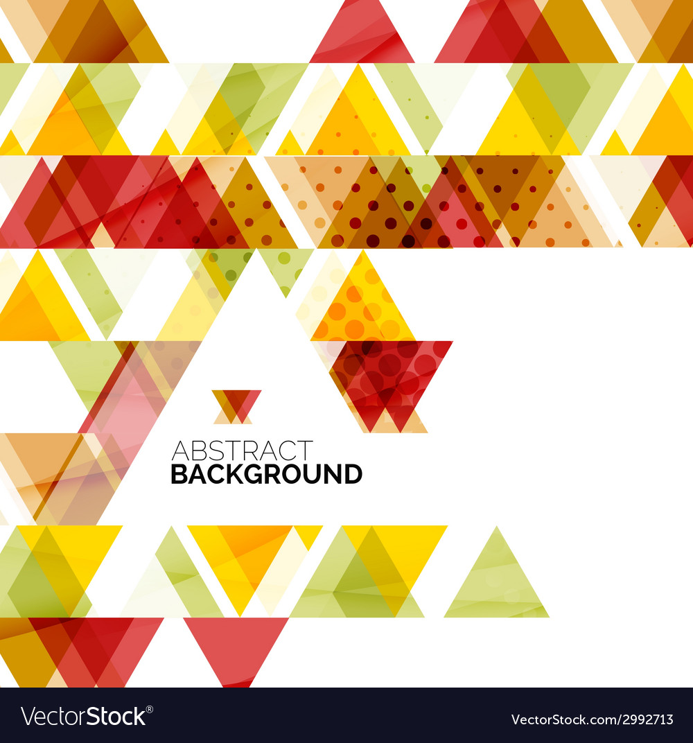 Triangle geometric abstract background Royalty Free Vector
