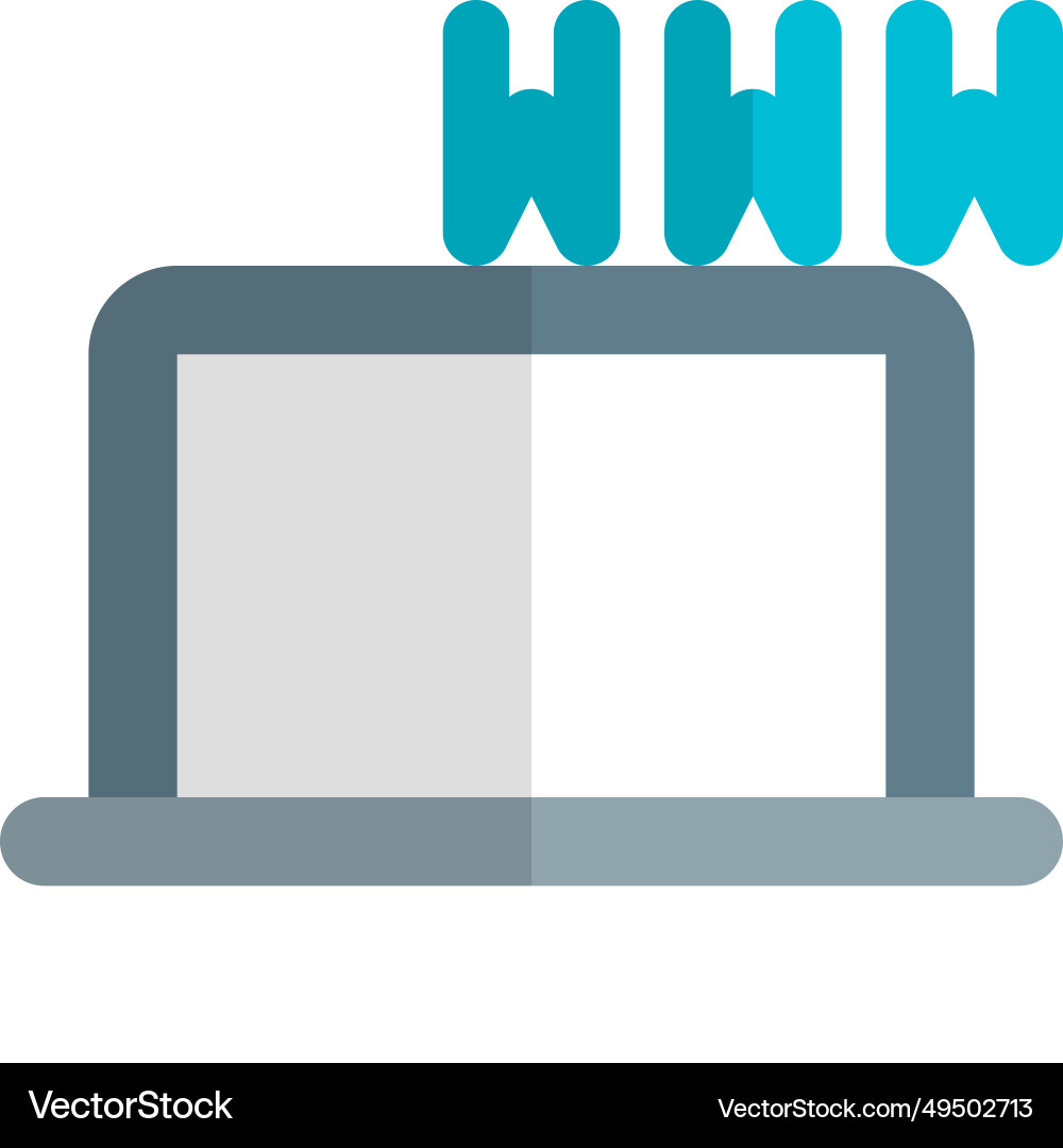 Url used to access websites and online resources Vector Image