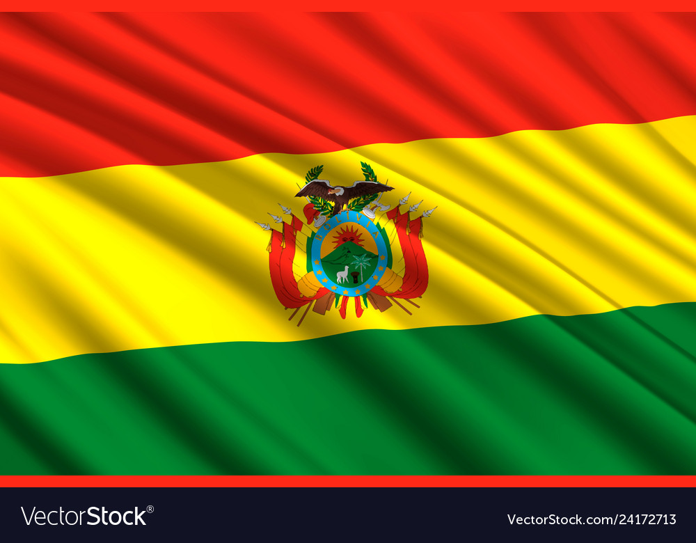 Waving flag background Royalty Free Vector Image