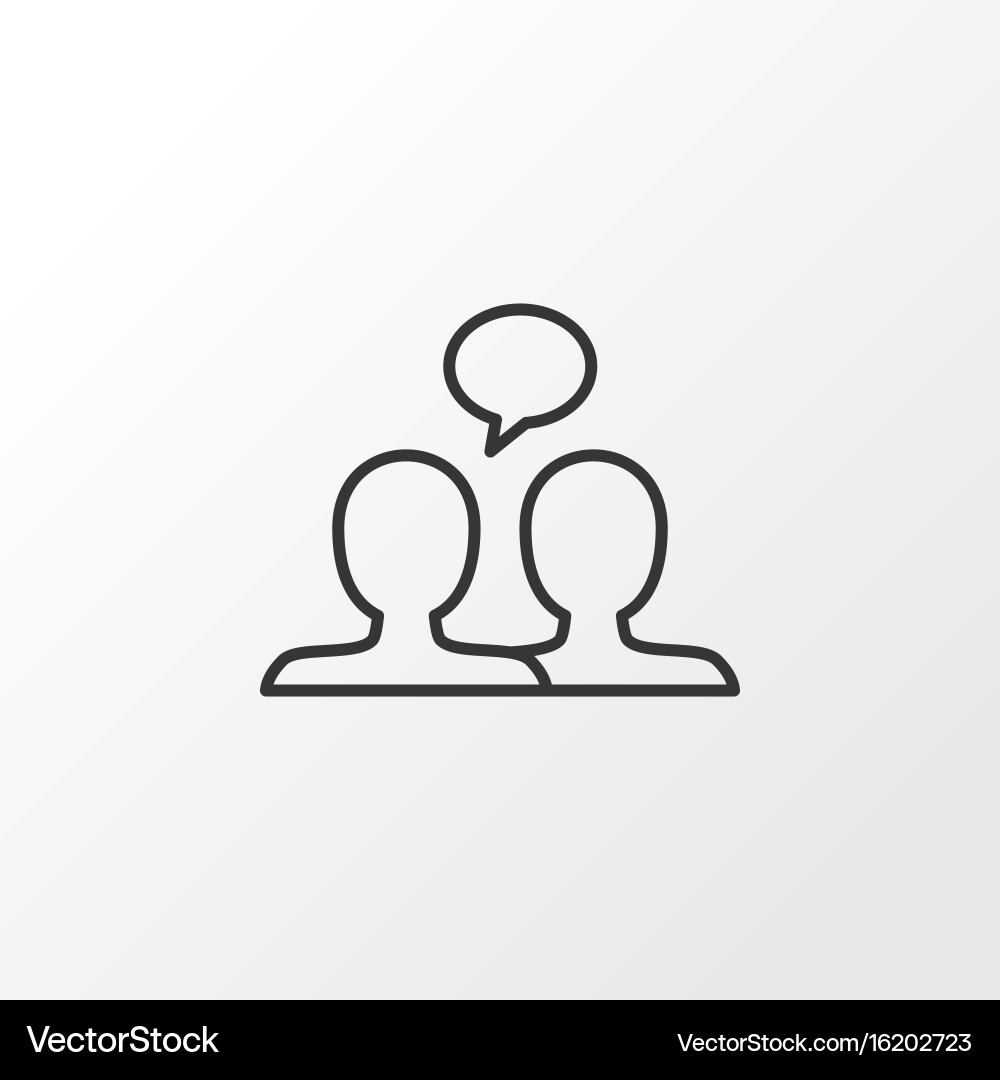 Dialogue icon symbol premium quality isolated Vector Image