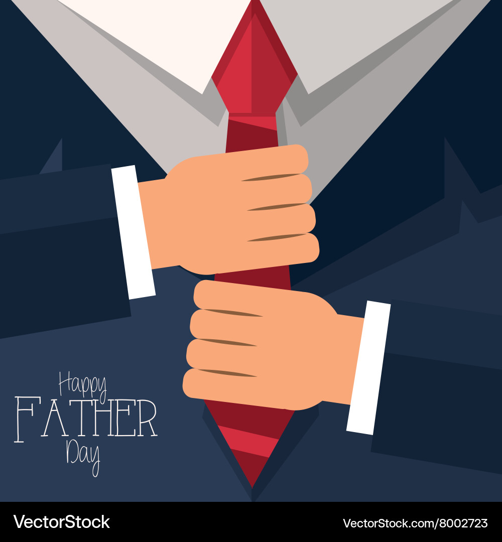 Happy fathers day icon design Royalty Free Vector Image
