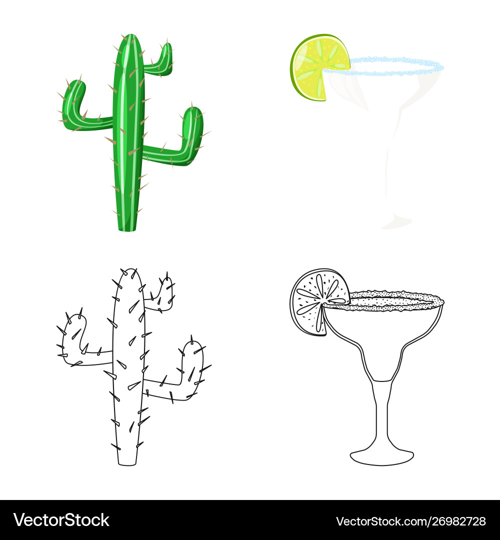 Design cafe and latin logo set Royalty Free Vector Image