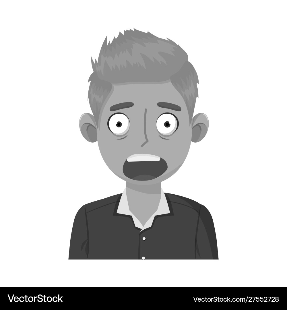 Design guy and fear symbol set Royalty Free Vector Image